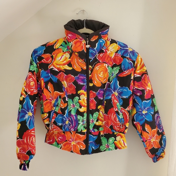 Obermeyer | Jackets & Coats | Obermyer Tropical Floral Print Thermal ...